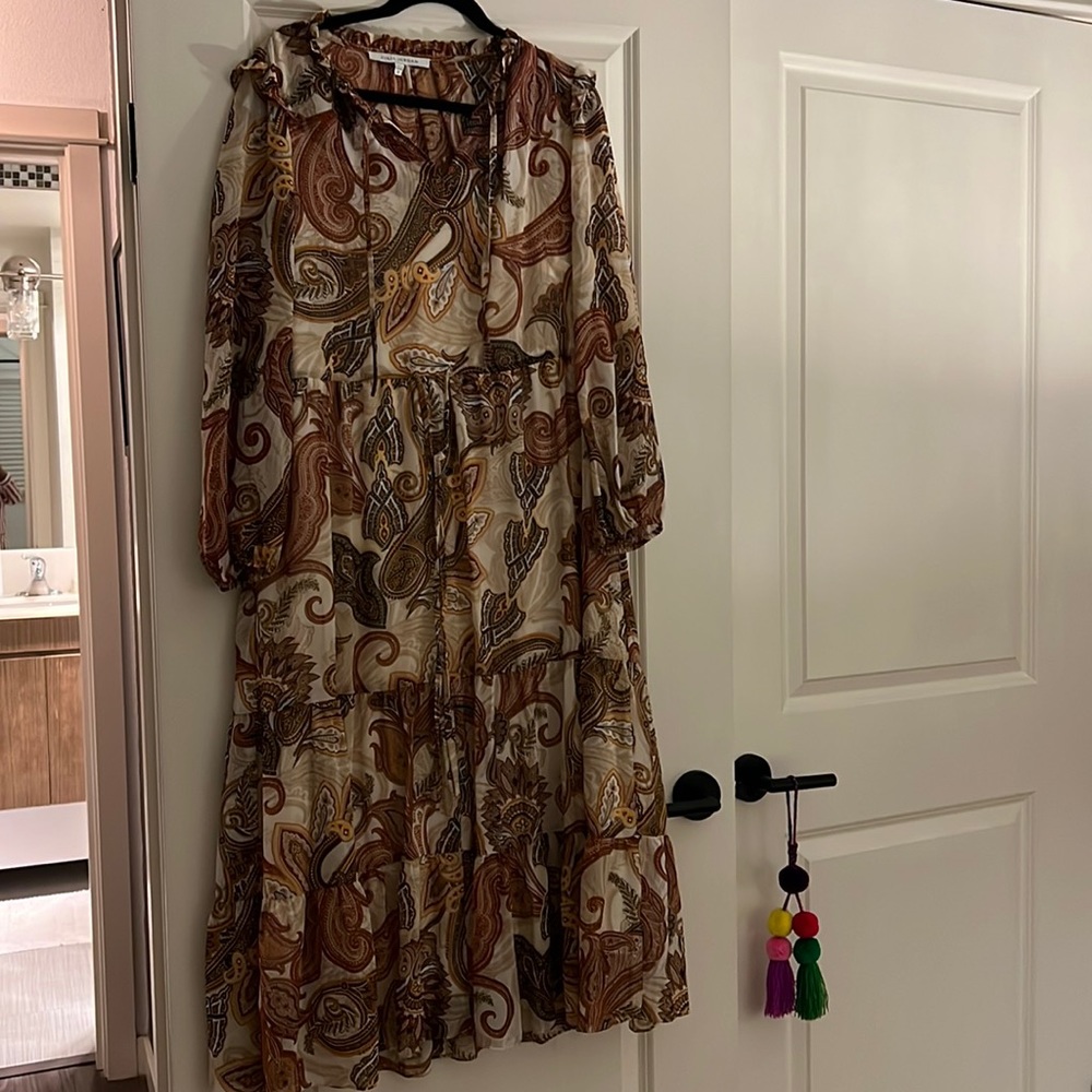 Julia Jordan Paisley Midi Dress - Gem